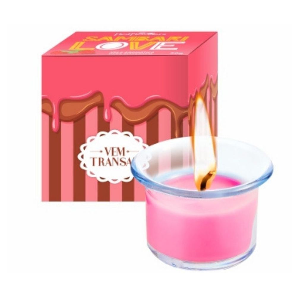 Sambari Love Vela Arómatica Vem Transar Hot Flowers - Litoral Sex Shop