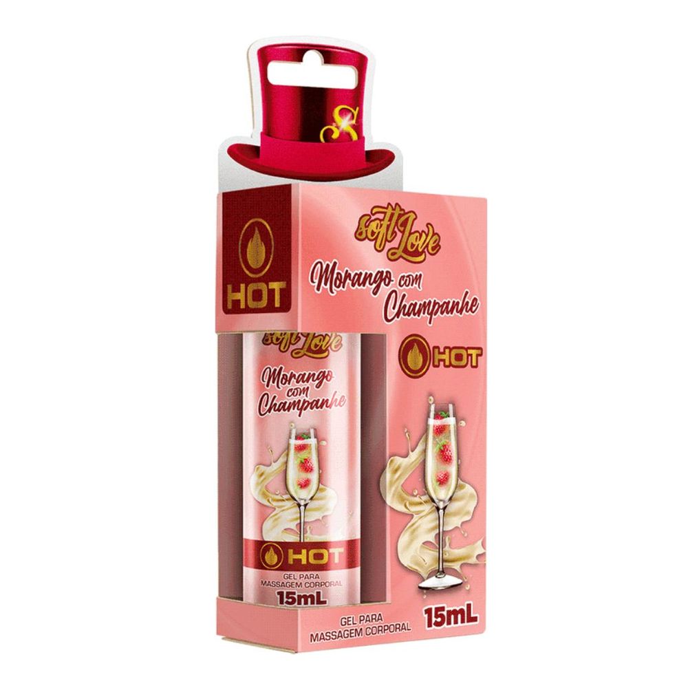 Gel Beijável Hot 15ml Soft Love - Litoral Sex Shop