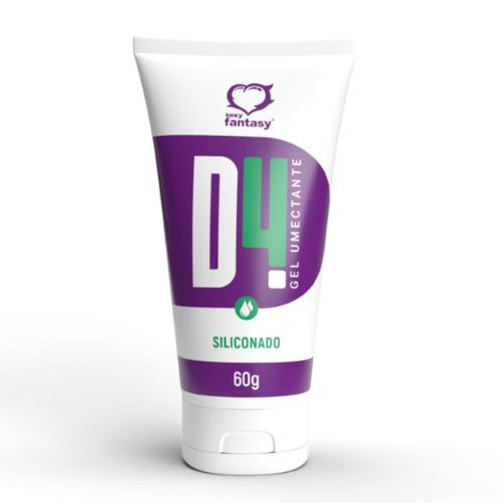 D4 Gel Umectante Lubrificante Siliconado 60g Sexy Fantasy - Litoral Sex Shop
