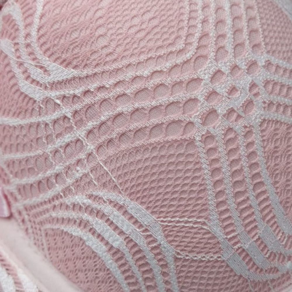 Conjunto Todo Renda Bicolor Dy Girl - Pink Lingerie