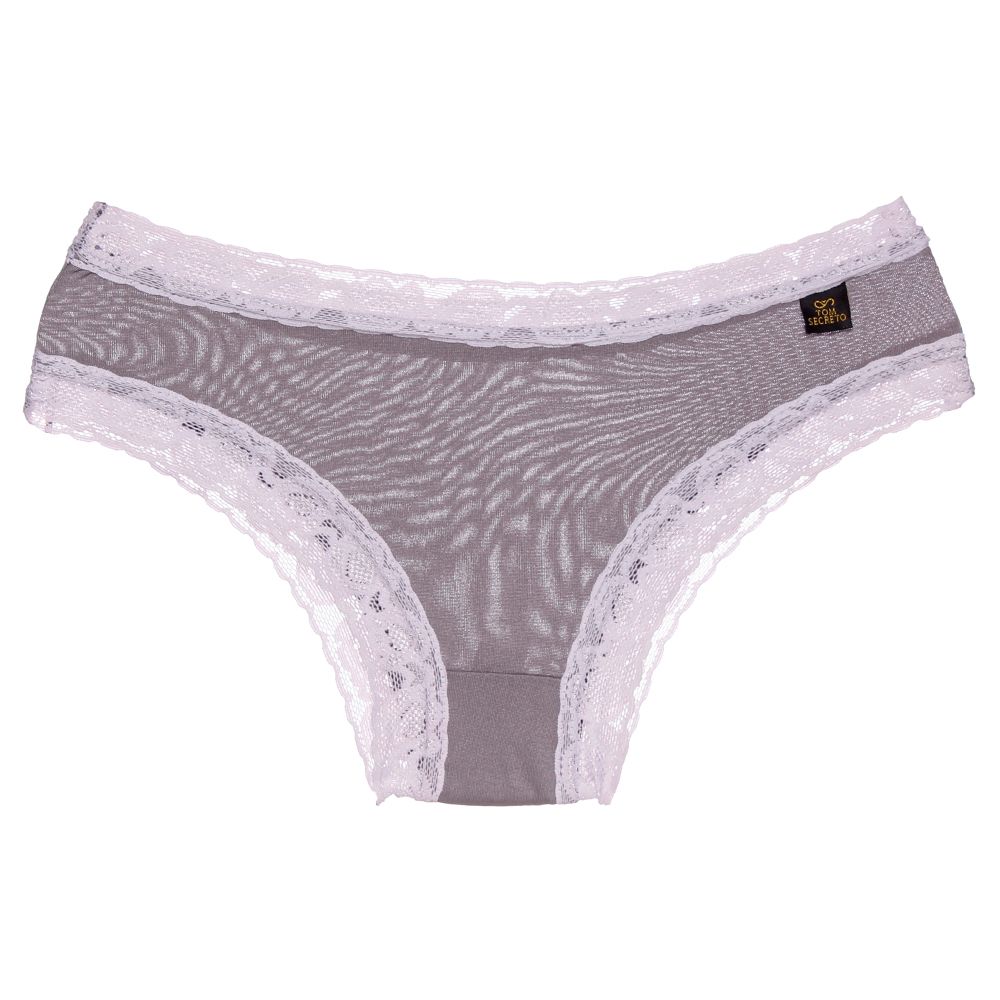 Calcinha Sofia Microfibra Com Renda Dy Girl - Pink Lingerie