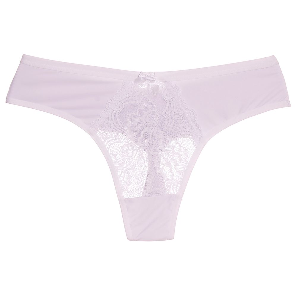 Calcinha Fio Duplo Ana Microfibra Com Detalhes Em Renda Dy Girl - Pink ...