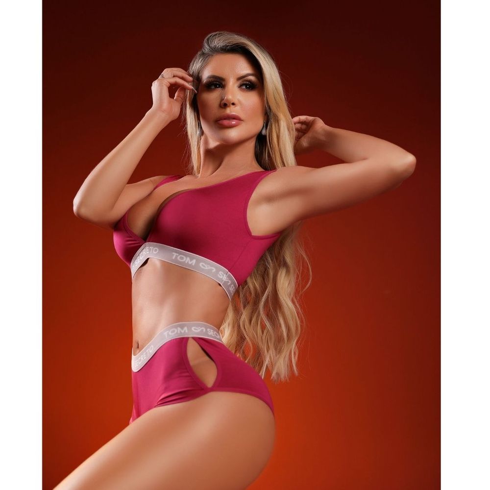 Conjunto Top Sweet Tom Secreto Dy Girl - Pink Lingerie