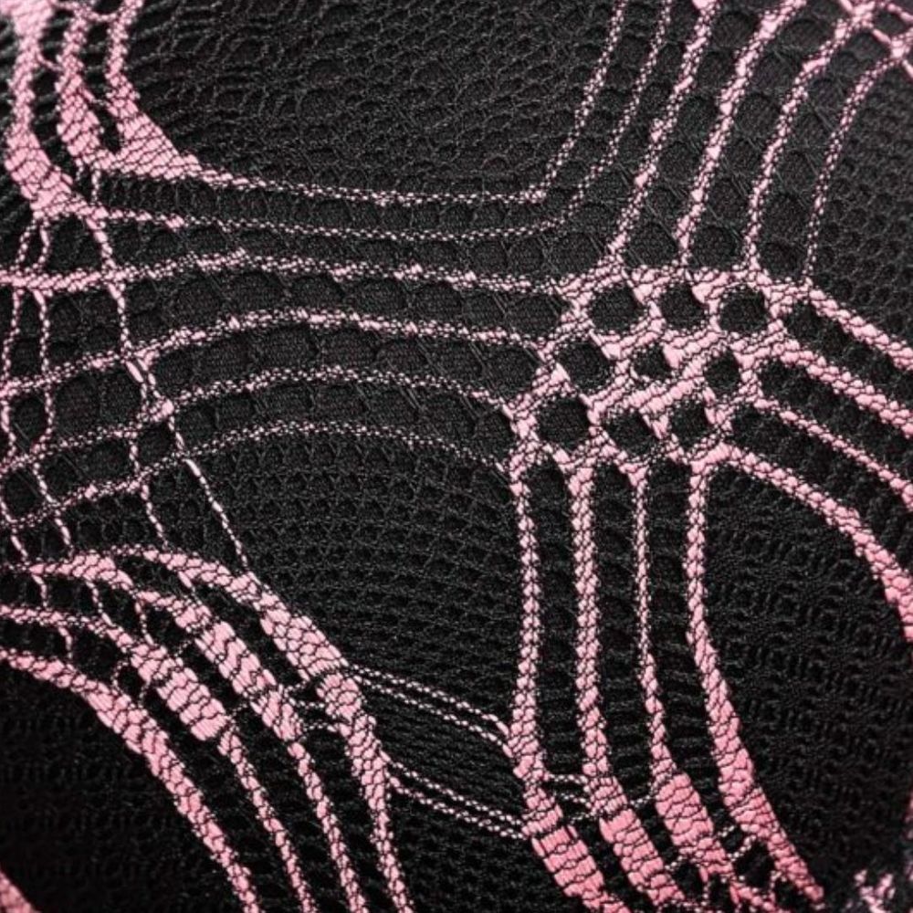 Conjunto Bicolor Karine Com Calcinha Fio Duplo Dy Girl