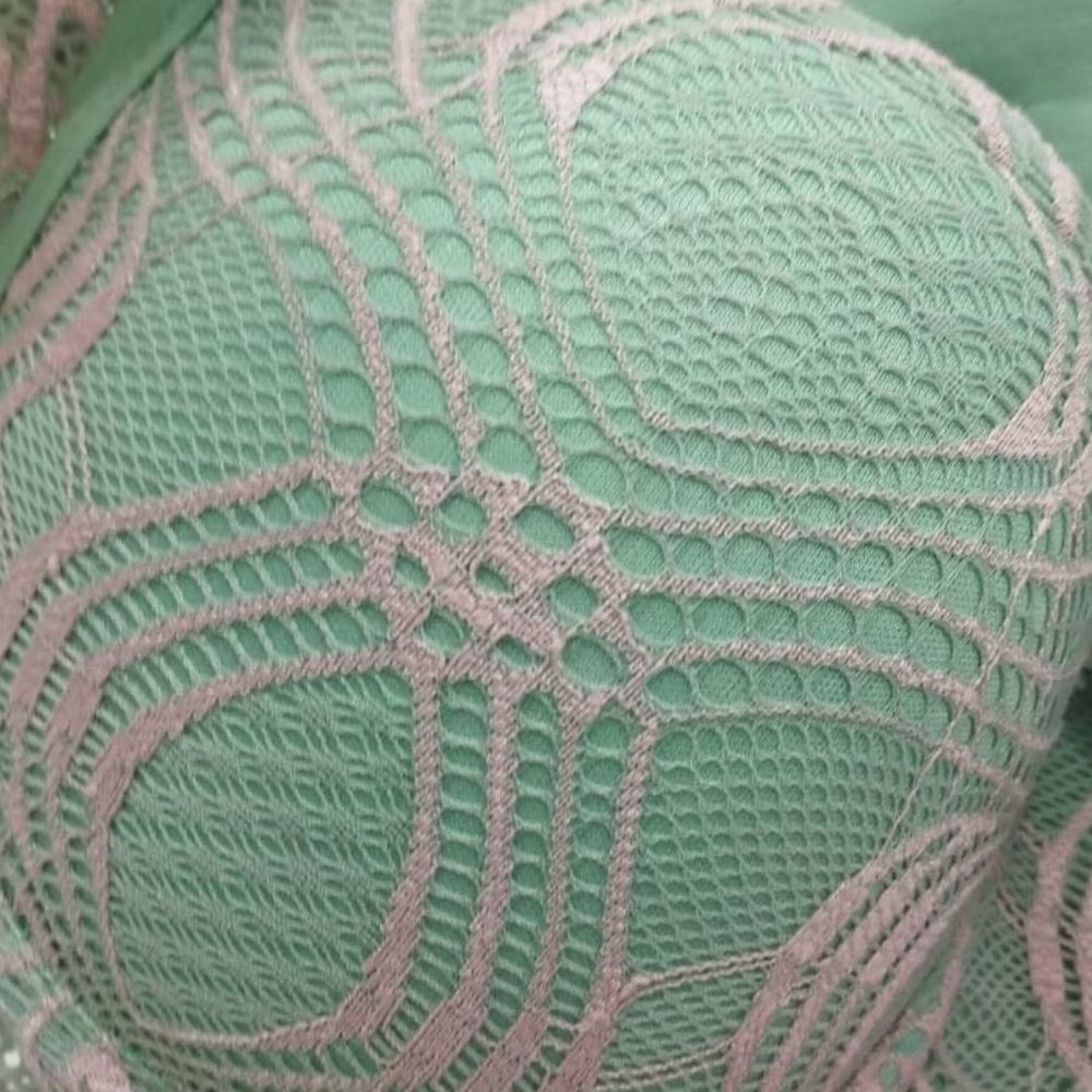 Conjunto Bicolor Karine Com Calcinha Fio Duplo Dy Girl