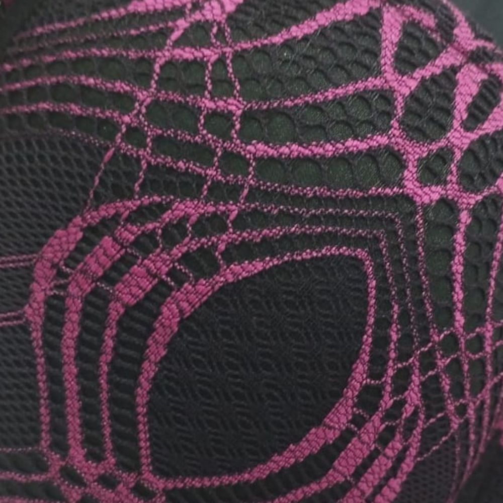 Conjunto Bicolor Karine Com Calcinha Fio Duplo Dy Girl