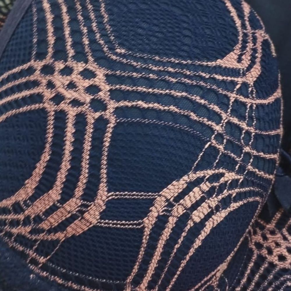 Conjunto Bicolor Karine Com Calcinha Fio Duplo Dy Girl