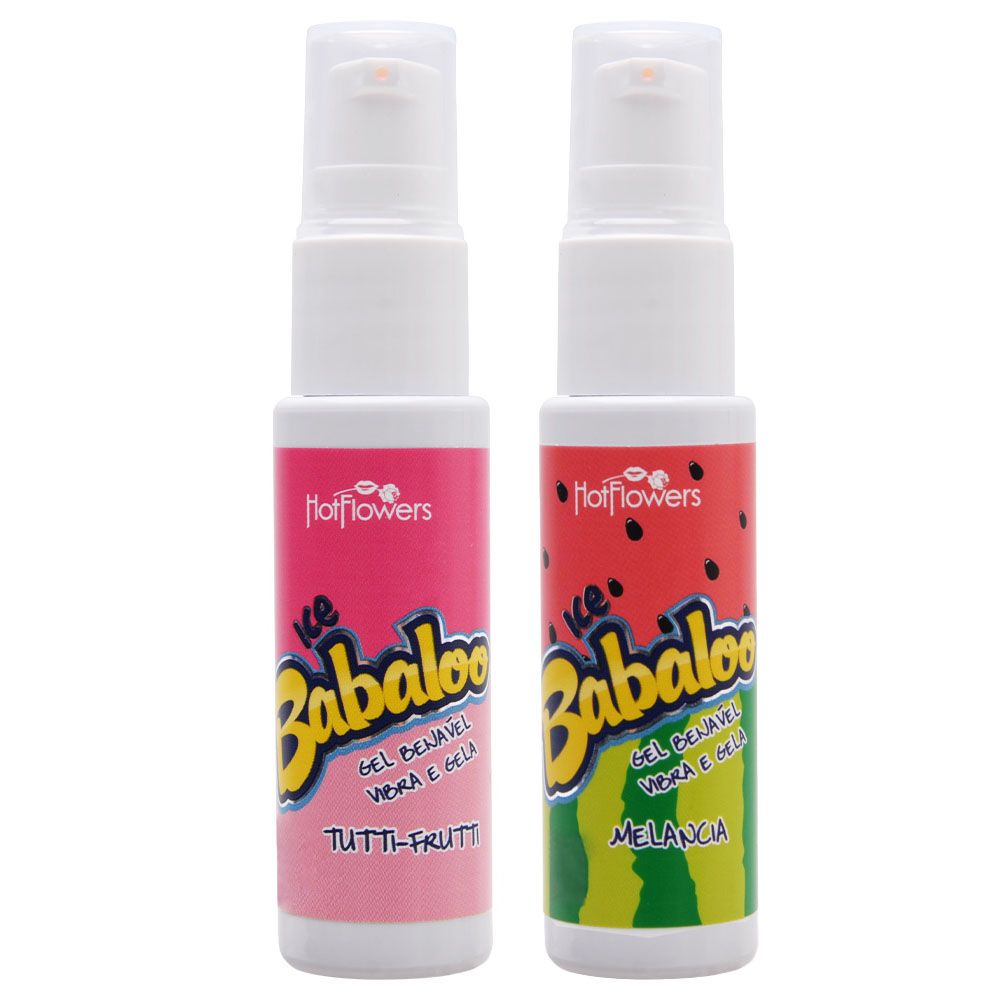 Babaloo Gel Vibrador Ice Beijável 15g Hot Flowers - Gall
