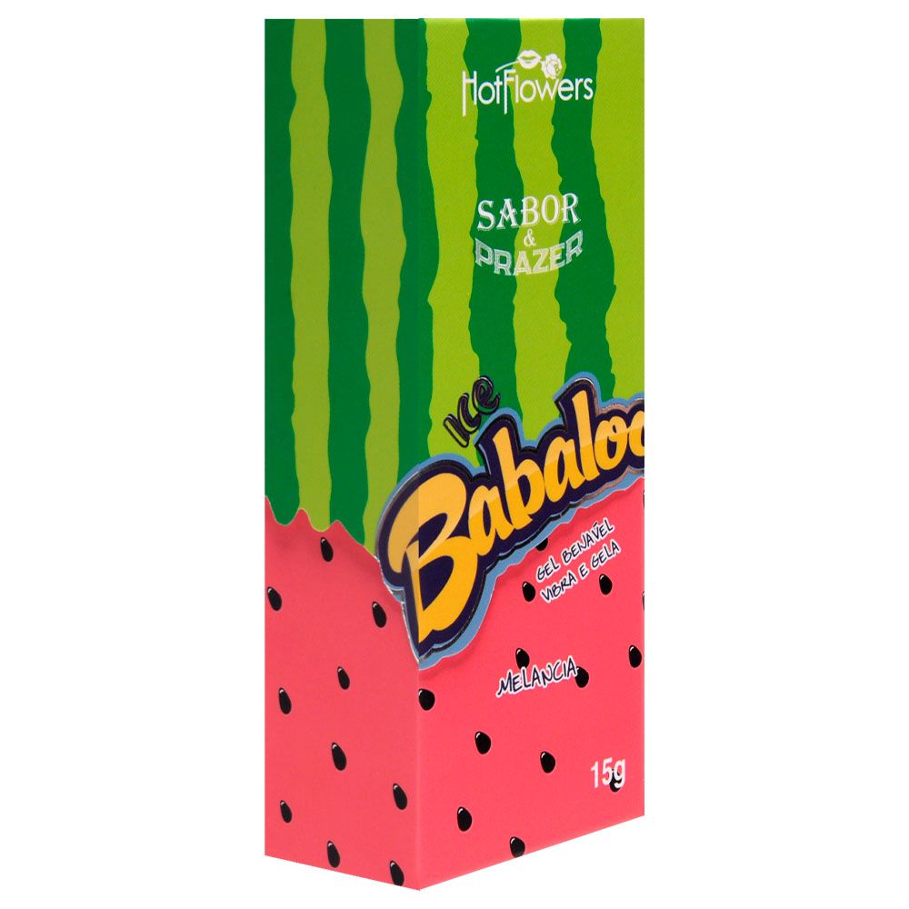 Babaloo Gel Vibrador Ice Beijável 15g Hot Flowers - Gall