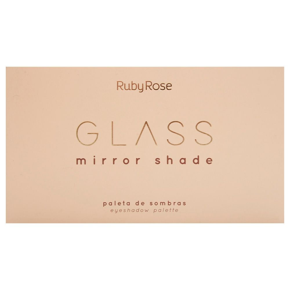 Paleta Mirror Shade Linha Glass 25,7g Ruby Rose - Gall