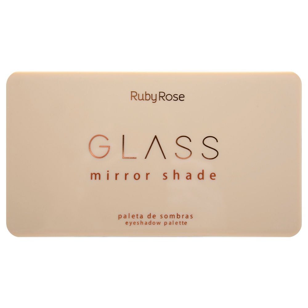 Paleta Mirror Shade Linha Glass 25,7g Ruby Rose - Gall