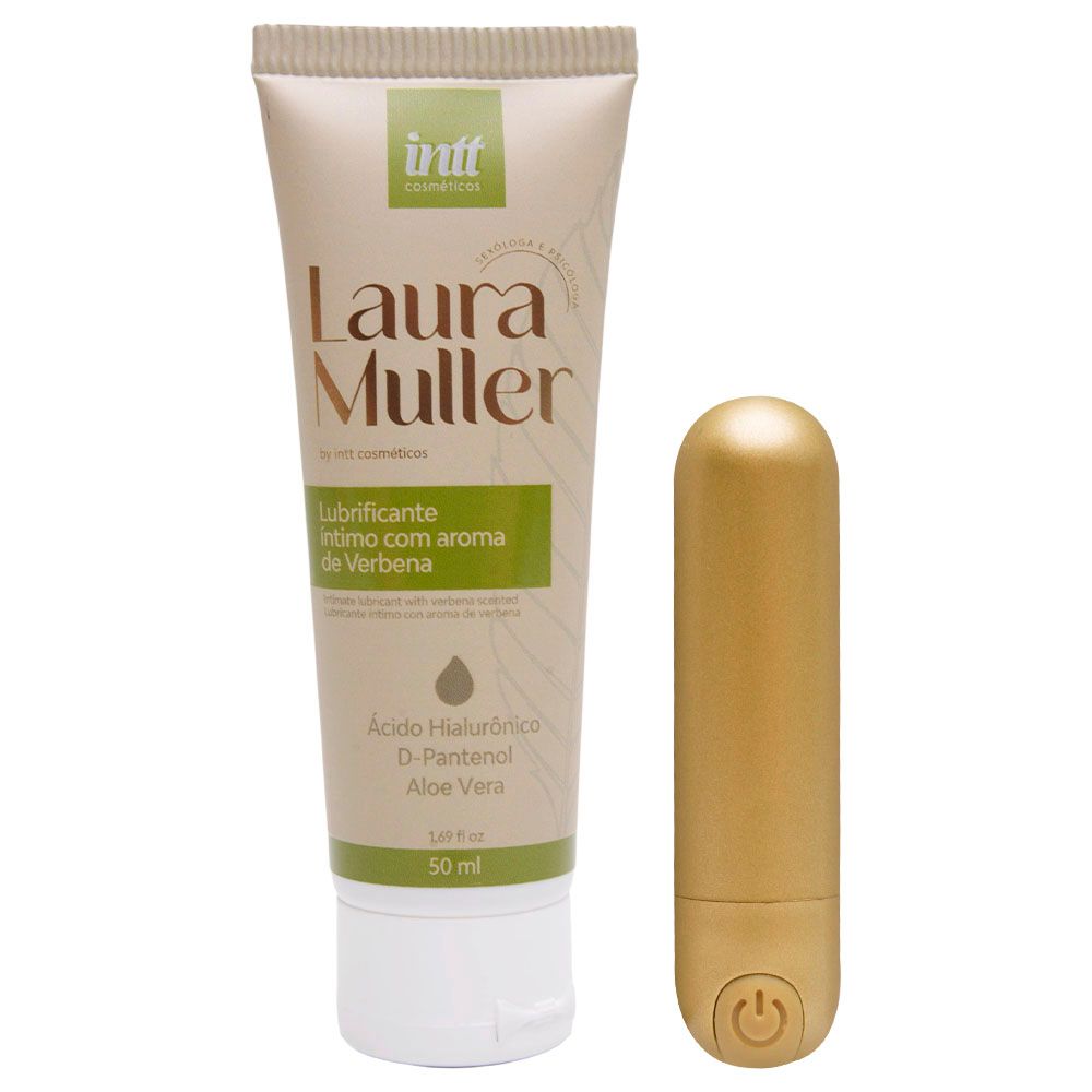 Kit My Pleasure By Laura Muller Bullet E Lub 50g Intt - Gall