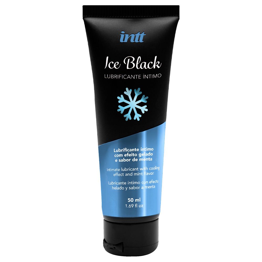 Lubrificante Corporal Ice Black Menta 50ml Intt - Gall