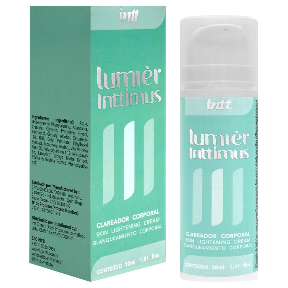 Lumier Clareador íntimo E Corporal 30ml Intt - Gall