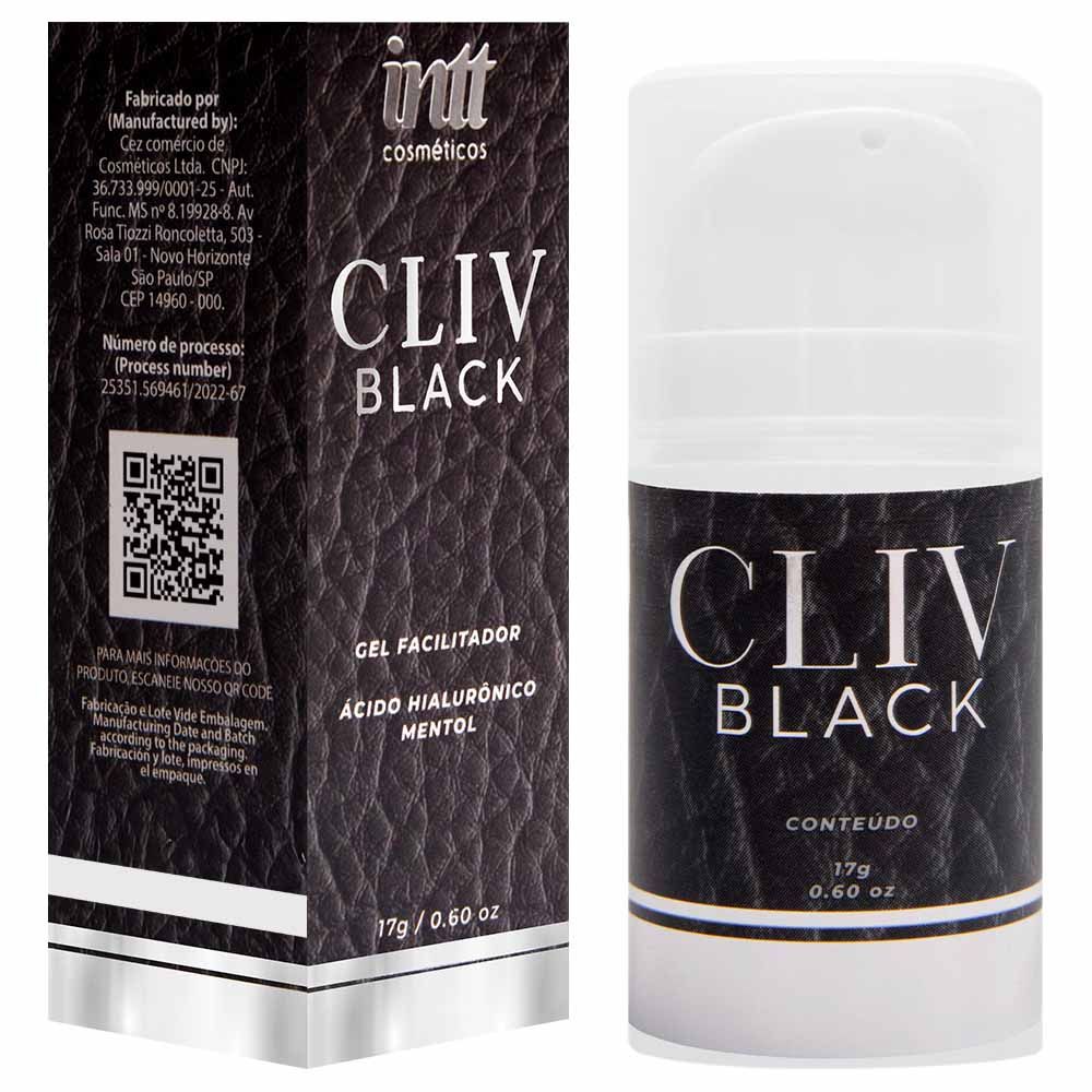 Cliv Intt Black Gel Facilitador Efeito Ice 17g Intt - Gall
