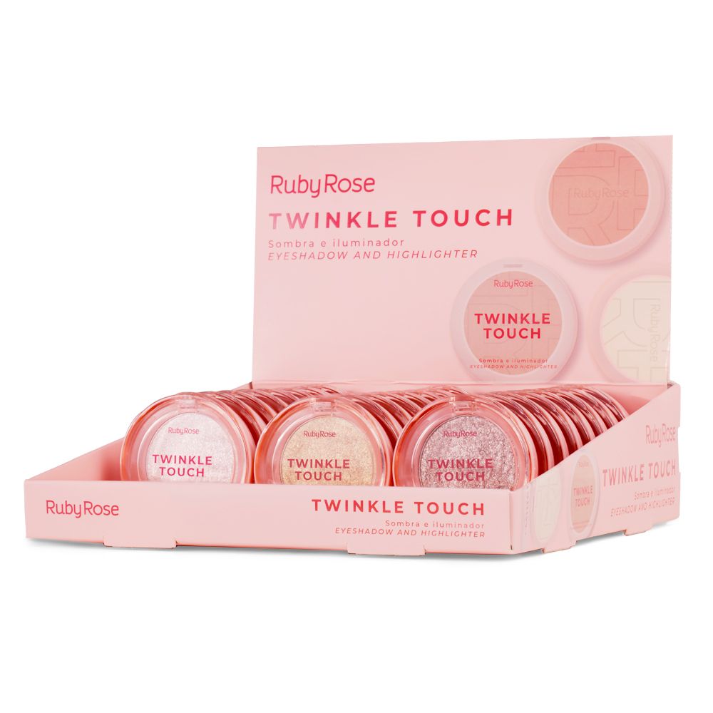 BX SOMBRA E ILUMINADOR TWINKLE TOUCH - HBM1004BX - RUBYROSE