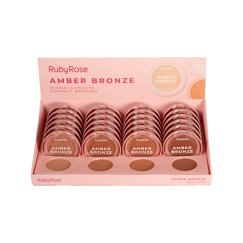BX BRONZER COMPACTO AMBER BRONZE - HBM202BX - RUBY ROSE
