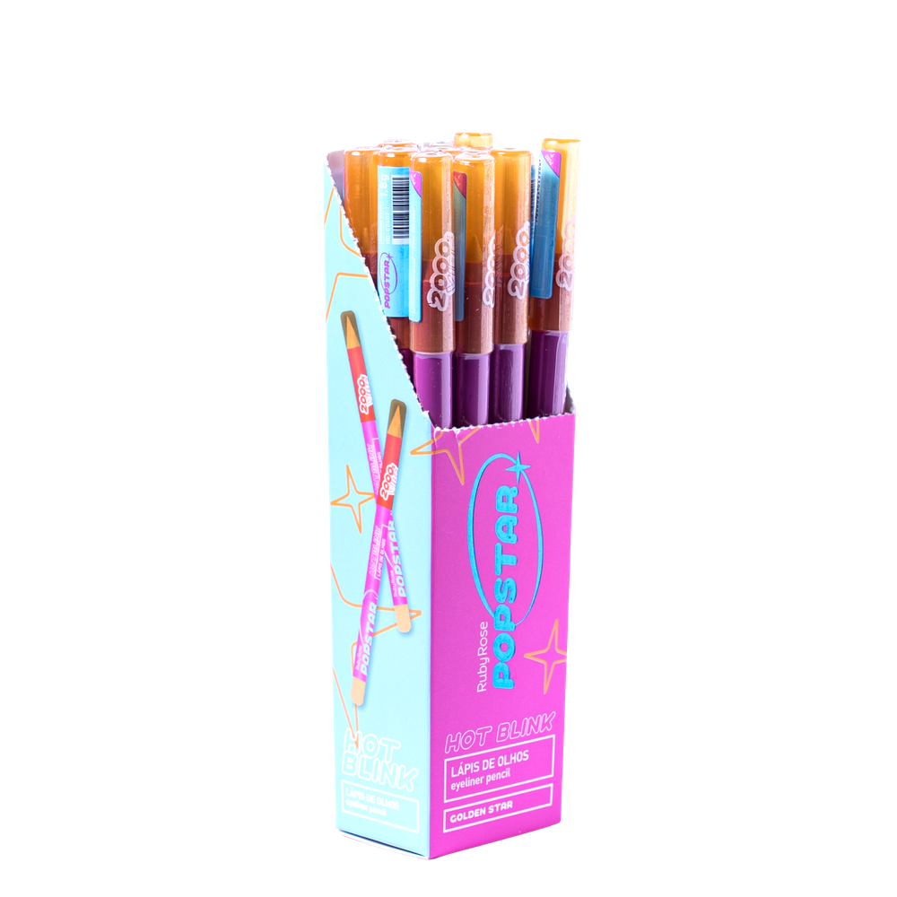 BX LÁPIS DE OLHOS HOT BLINK POPSTAR HBE2402S1 RUBY ROSE