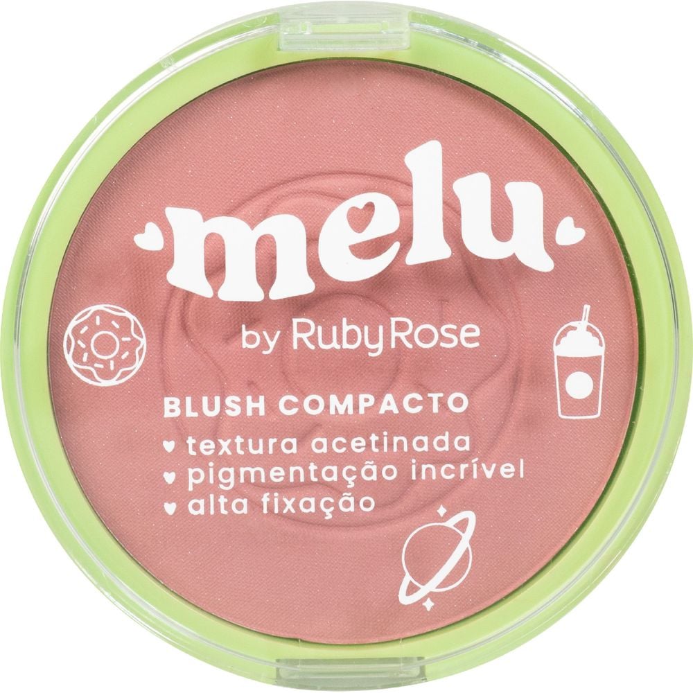 Blush Compacto Melu - Bubblegum - Rr8711 - Rubyrose