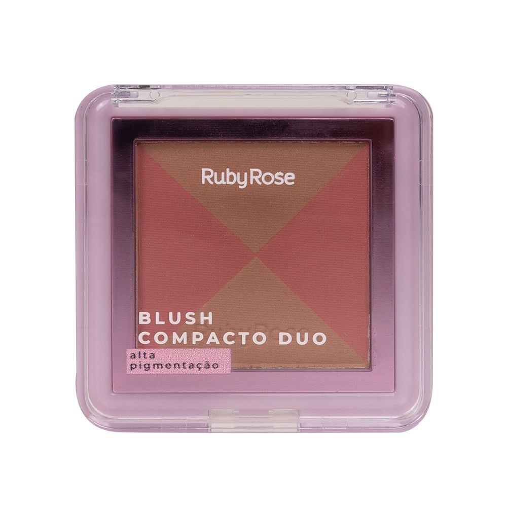 Blush Compacto Duo Db01 Hbf5851 Rubyrose