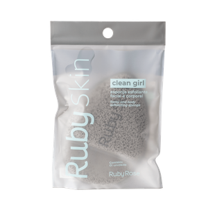 ESPONJA ESFOLIANTE PUFF CLEAN GIRL RUBY SKIN HBA70002 RUBY ROSE