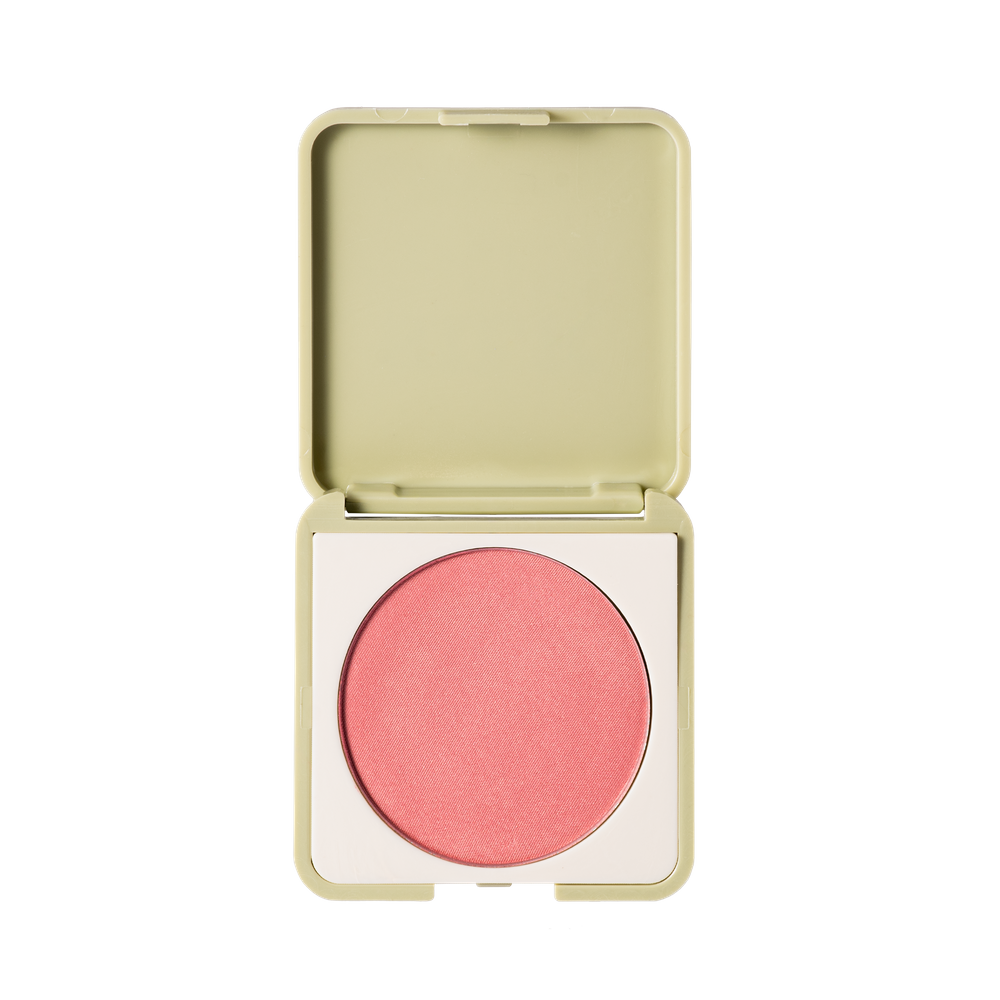BLUSH COMPACTO PEACH GLOW SILK SKIN HBT1001-1 RUBYROSE