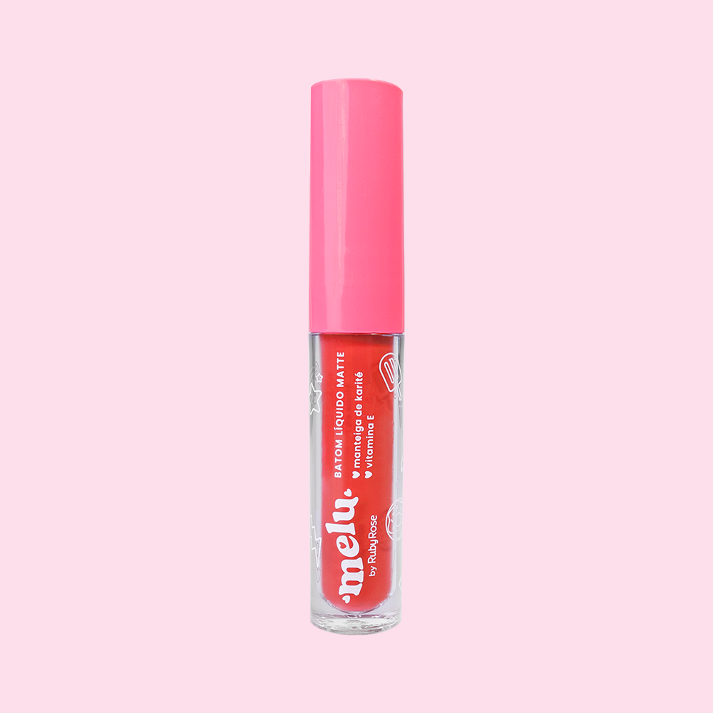 BATOM LIQUIDO MATTE MELU RR5636 RED VELVET RUBYROSE